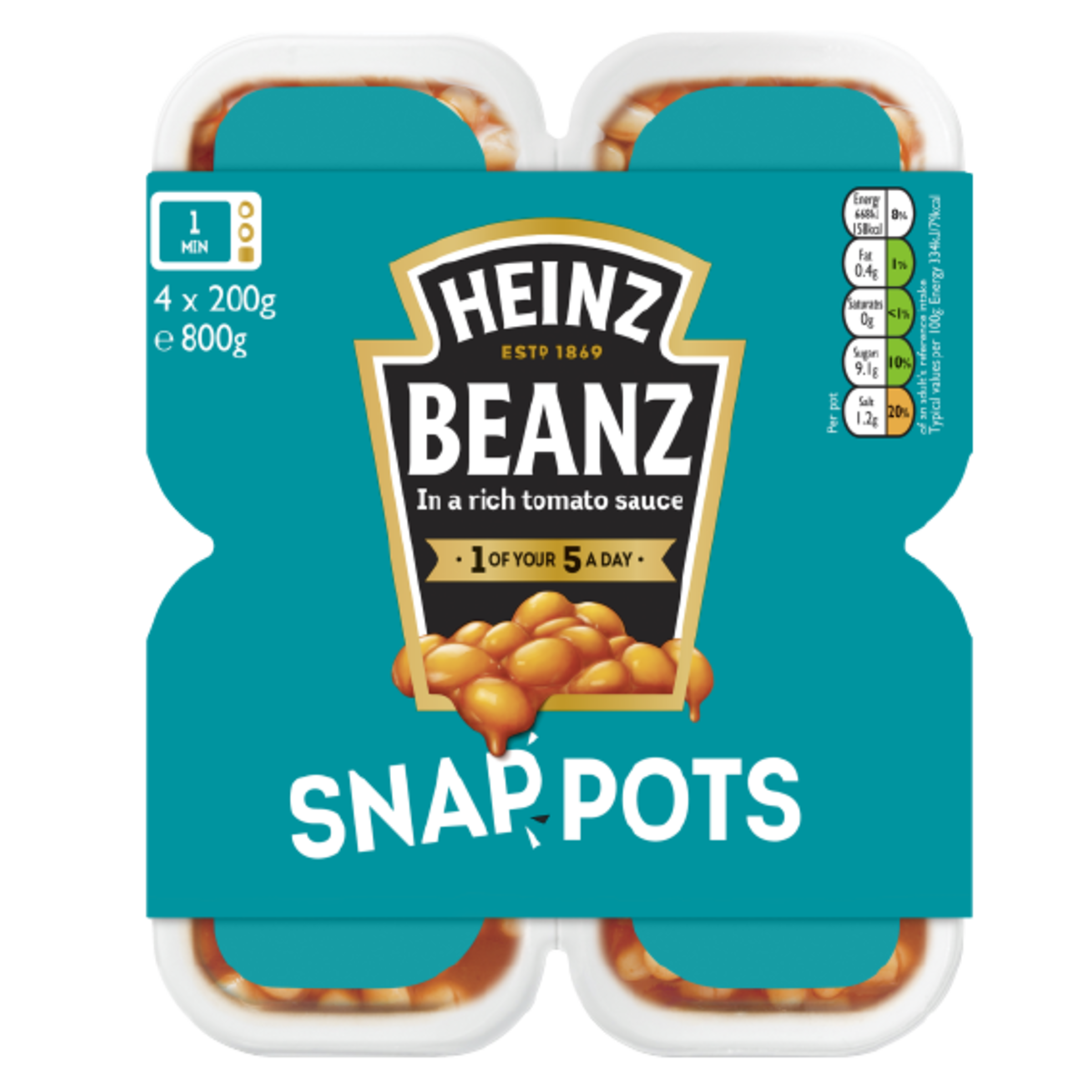 Beanz Snap Pots | Heinz
