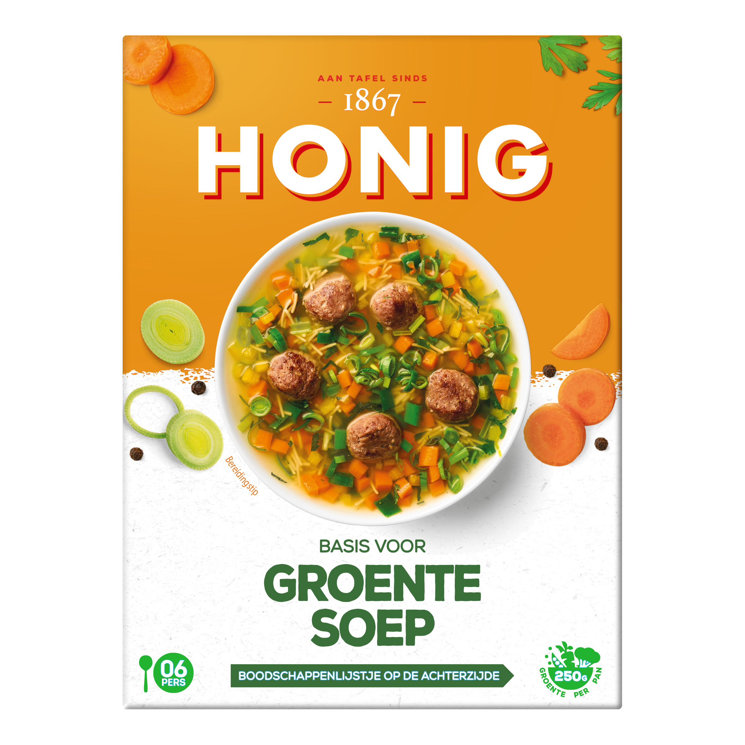 Groente Soep 50 g Doos | Honig | Netherlands | Products - Heinz®