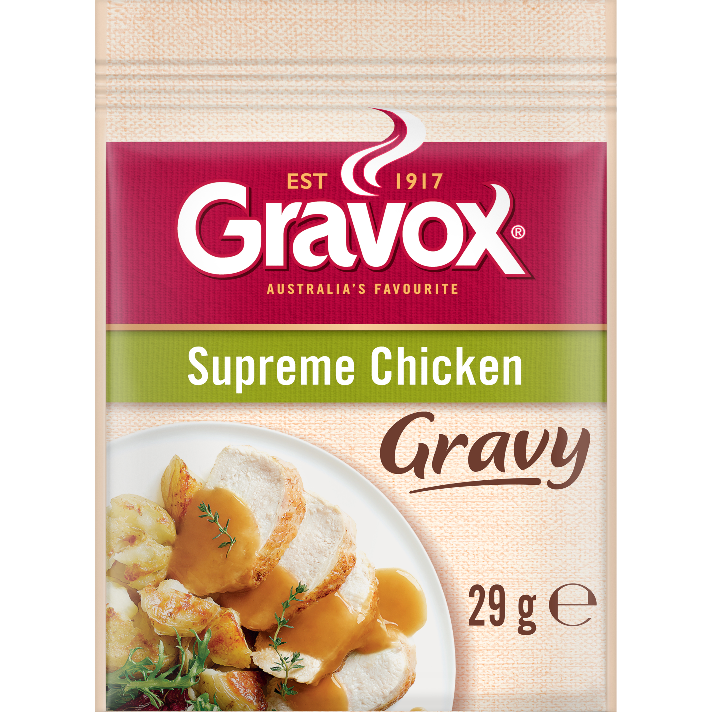 Gravox® Supreme Chicken Flavoured Gravy Mix 29g | Gravox | Australia ...