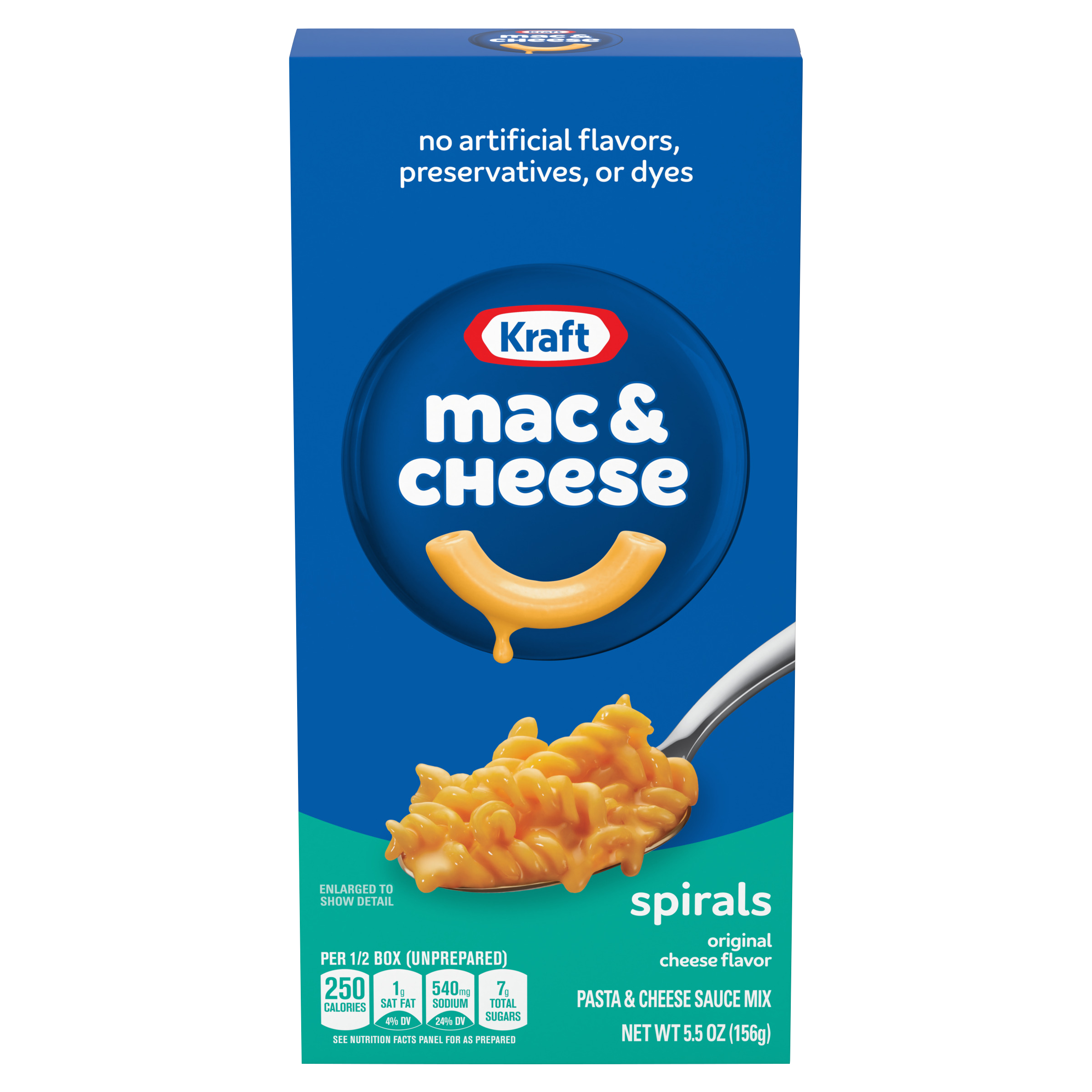 Spirals Original Mac & Cheese Macaroni and Cheese Dinner | KRAFT MAC ...