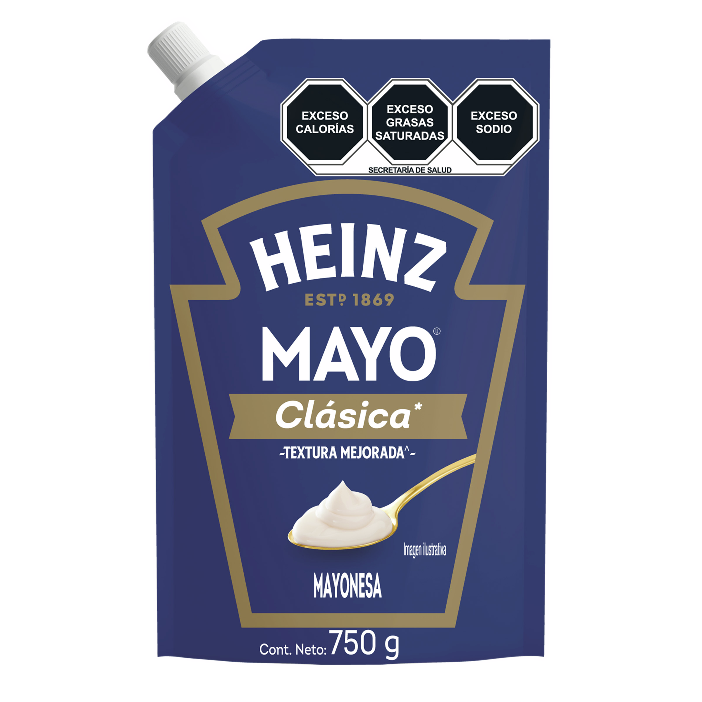 Mayonesa Clásica Heinz Bolsa 750g | Heinz