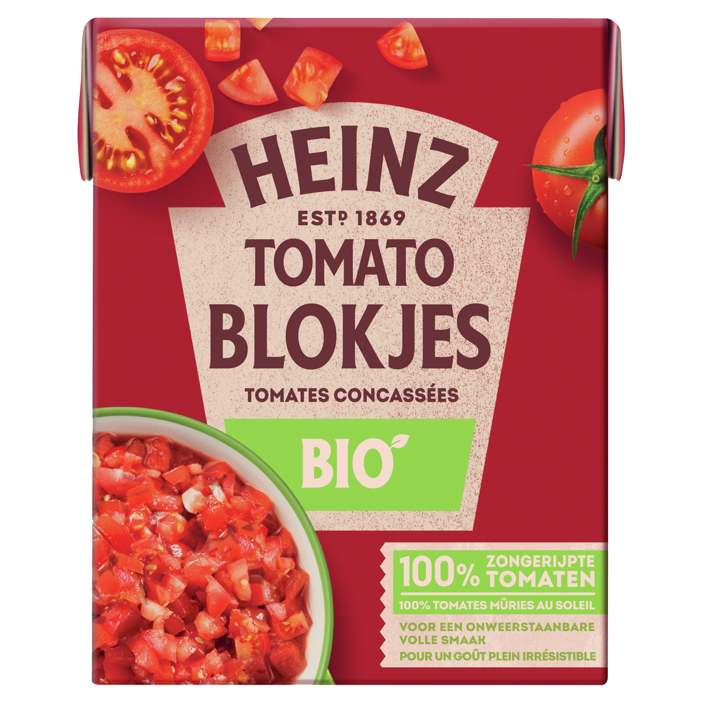 Tomaten blokjes biologisch | Heinz