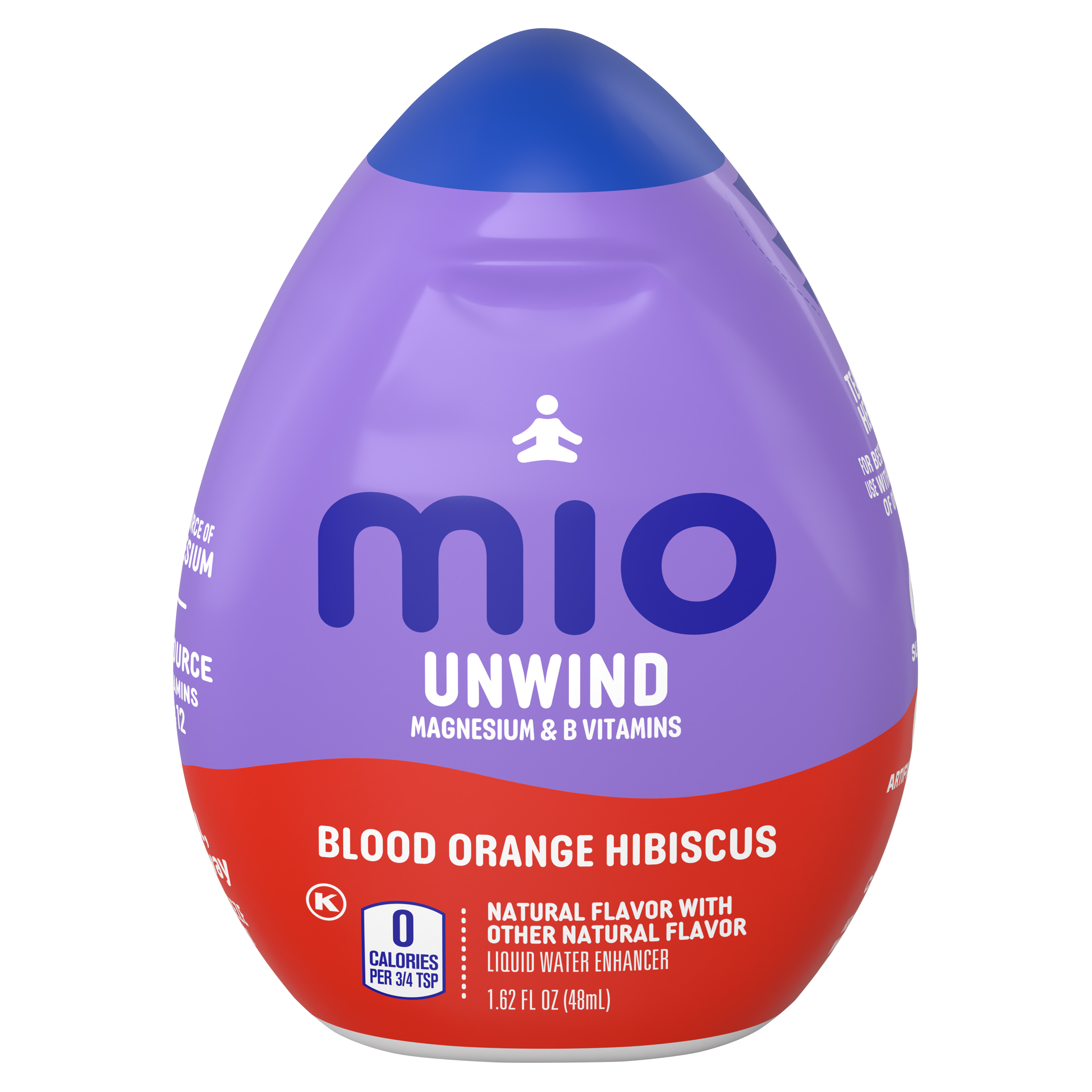 Unwind Blood Orange Hibiscus Liquid Water Enhancer with Magnesium & B ...