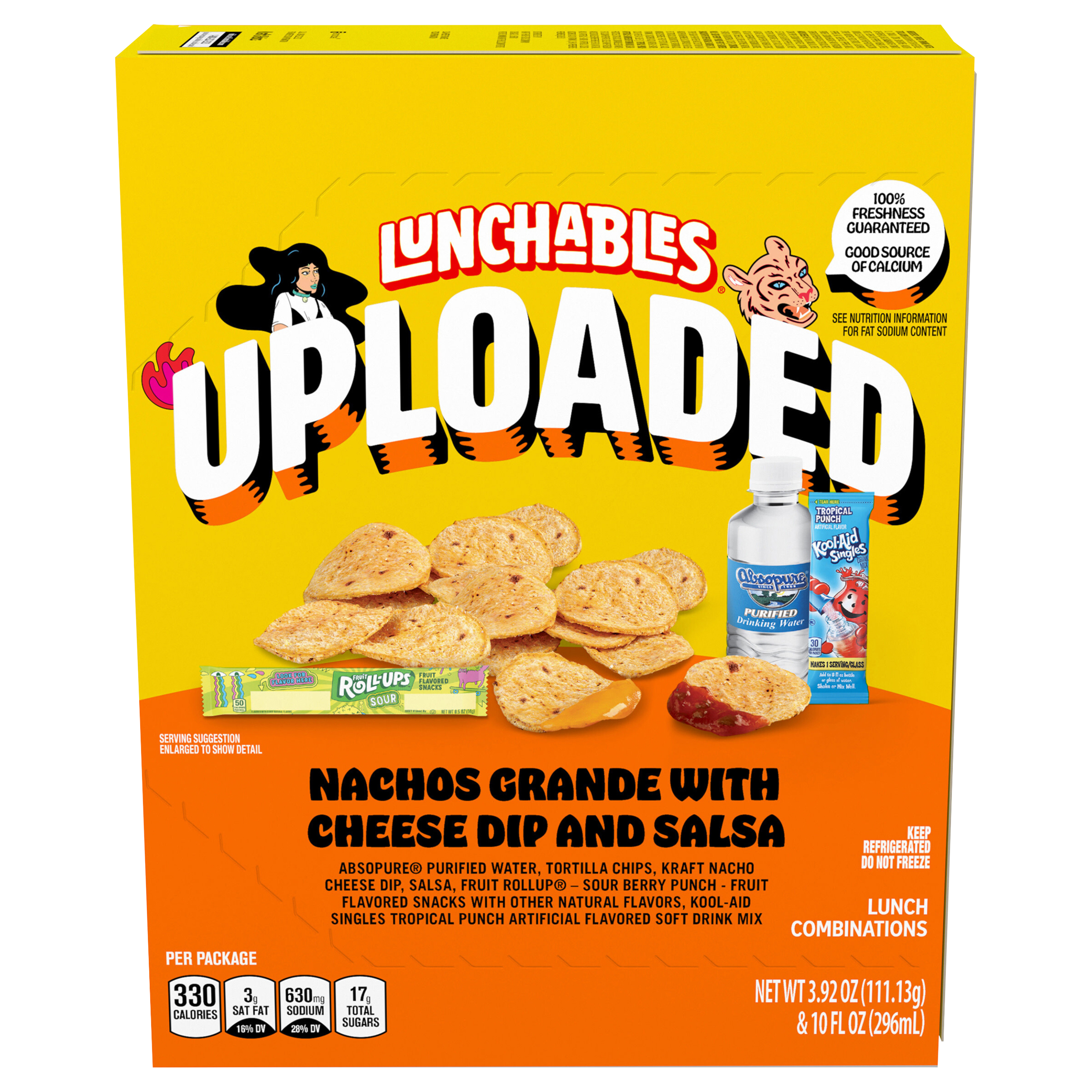 Uploaded Nachos Grande with Cheese Dip and Salsa Snack Kit | Lunchables