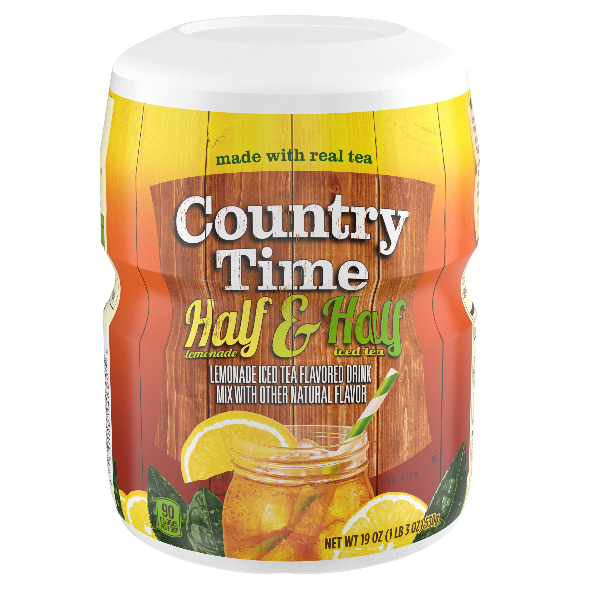 Half & Half Lemonade Iced Tea Naturally Flavored Powdered Drink Mix ...