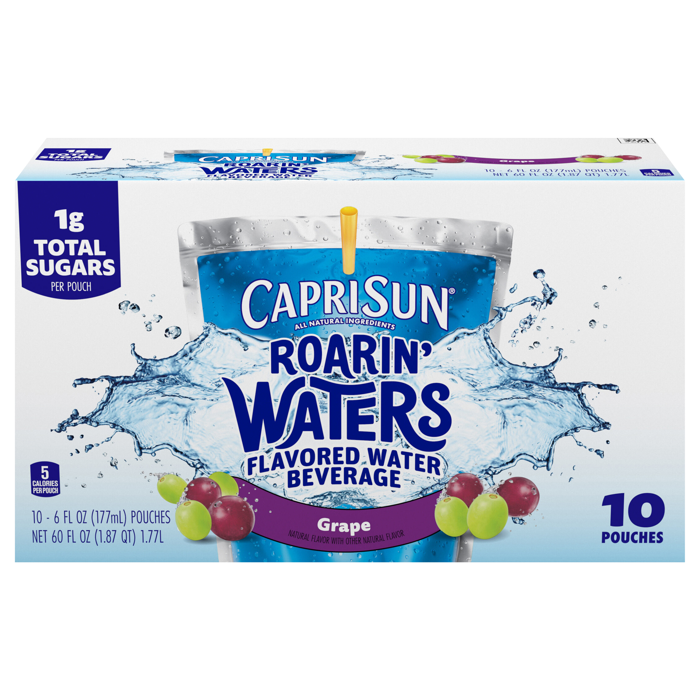 Grape Geyser Naturally Flavored Water Beverage | Capri Sun | United ...