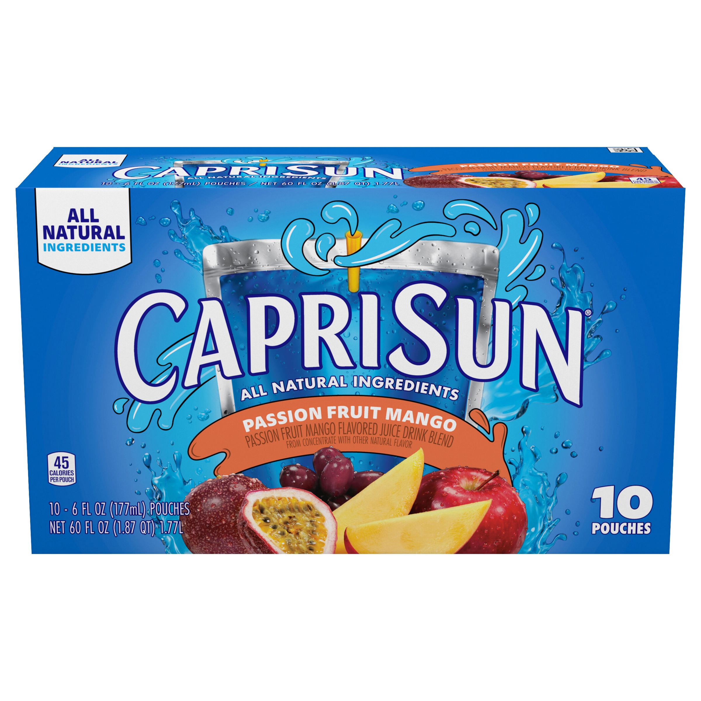 Passionfruit Mango Naturally Flavored Juice Drink Blend | Capri Sun ...