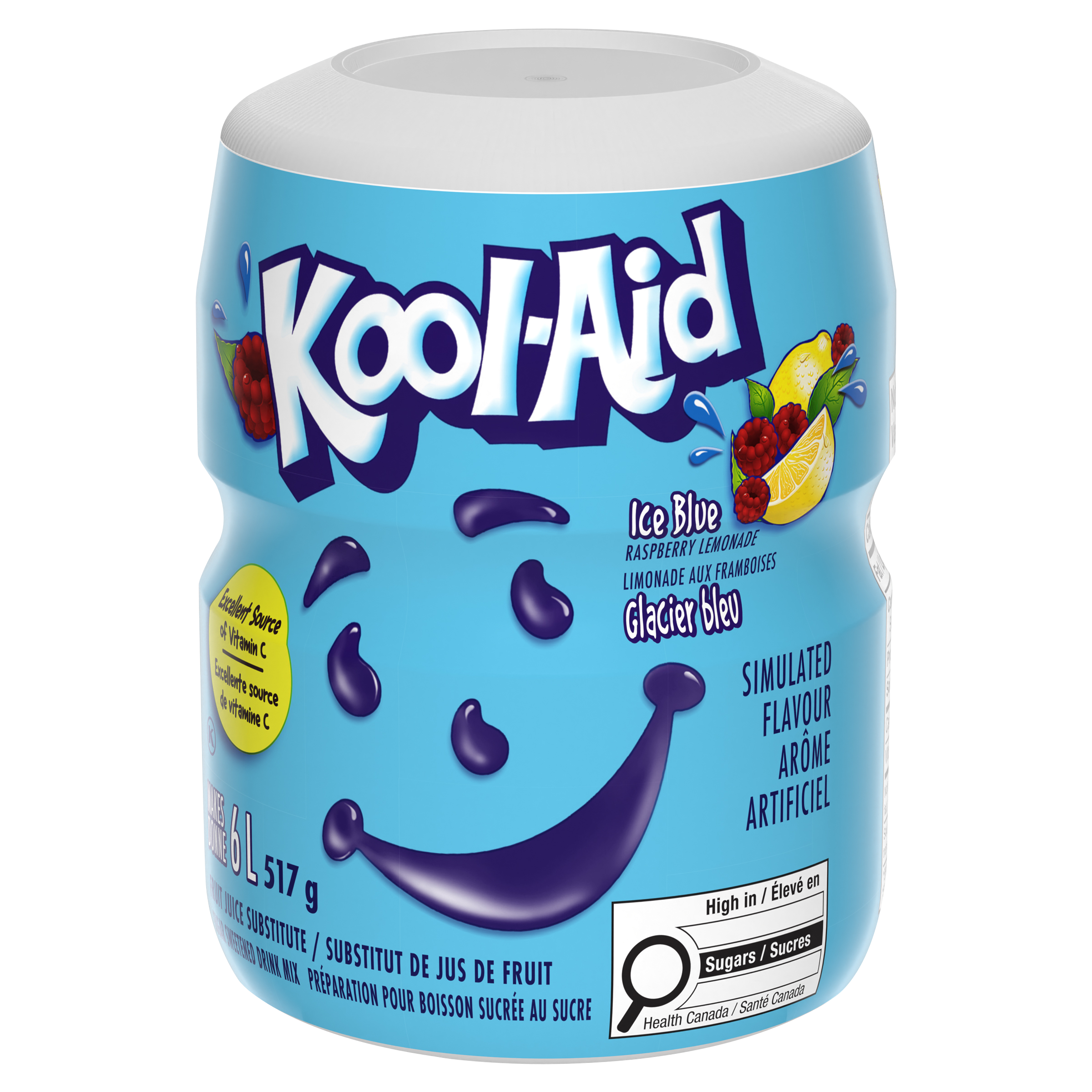 Ice Blue Raspberry Lemonade Drink Mix | KOOL-AID | Canada | Products ...
