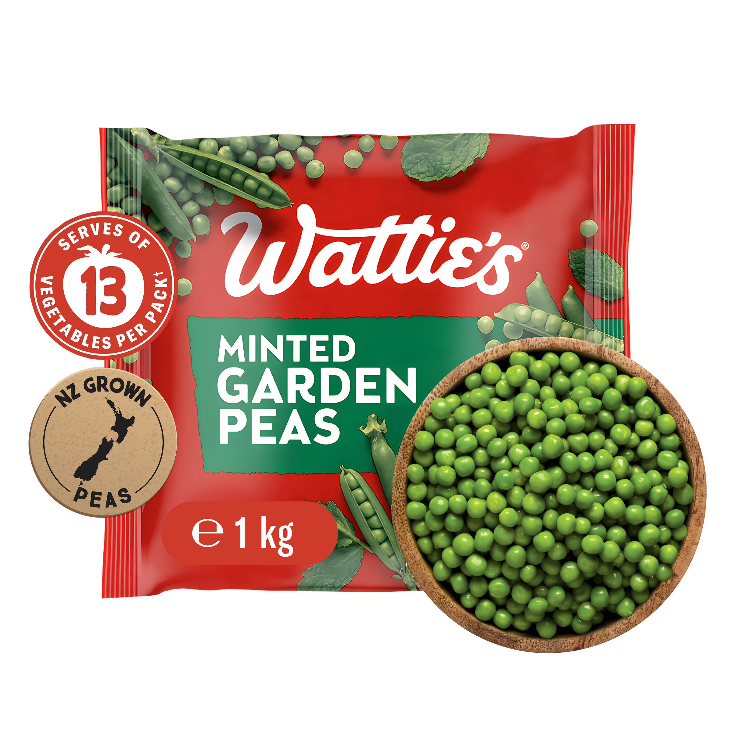 Wattie's® Minted Garden Peas 1 kg | Wattie's | New Zealand | Products ...