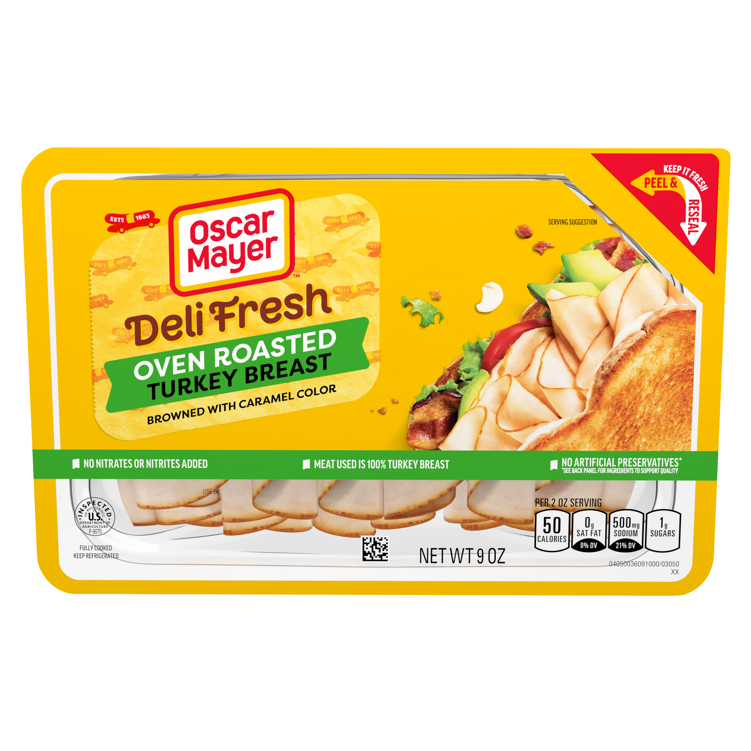 Deli Fresh Oven Roasted Turkey Breast | Oscar Mayer