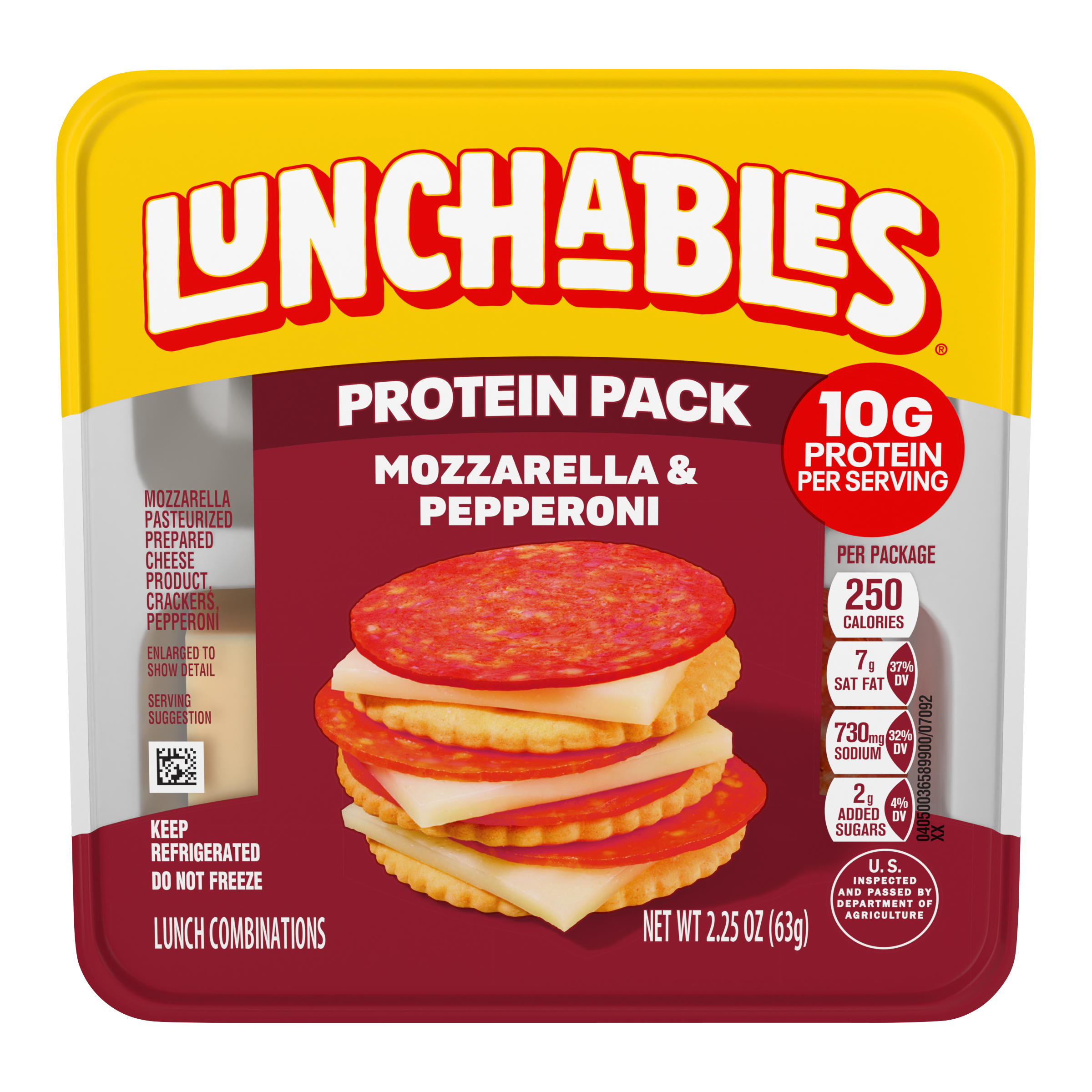 Mozzarella & Pepperoni Protein Pack | Lunchables