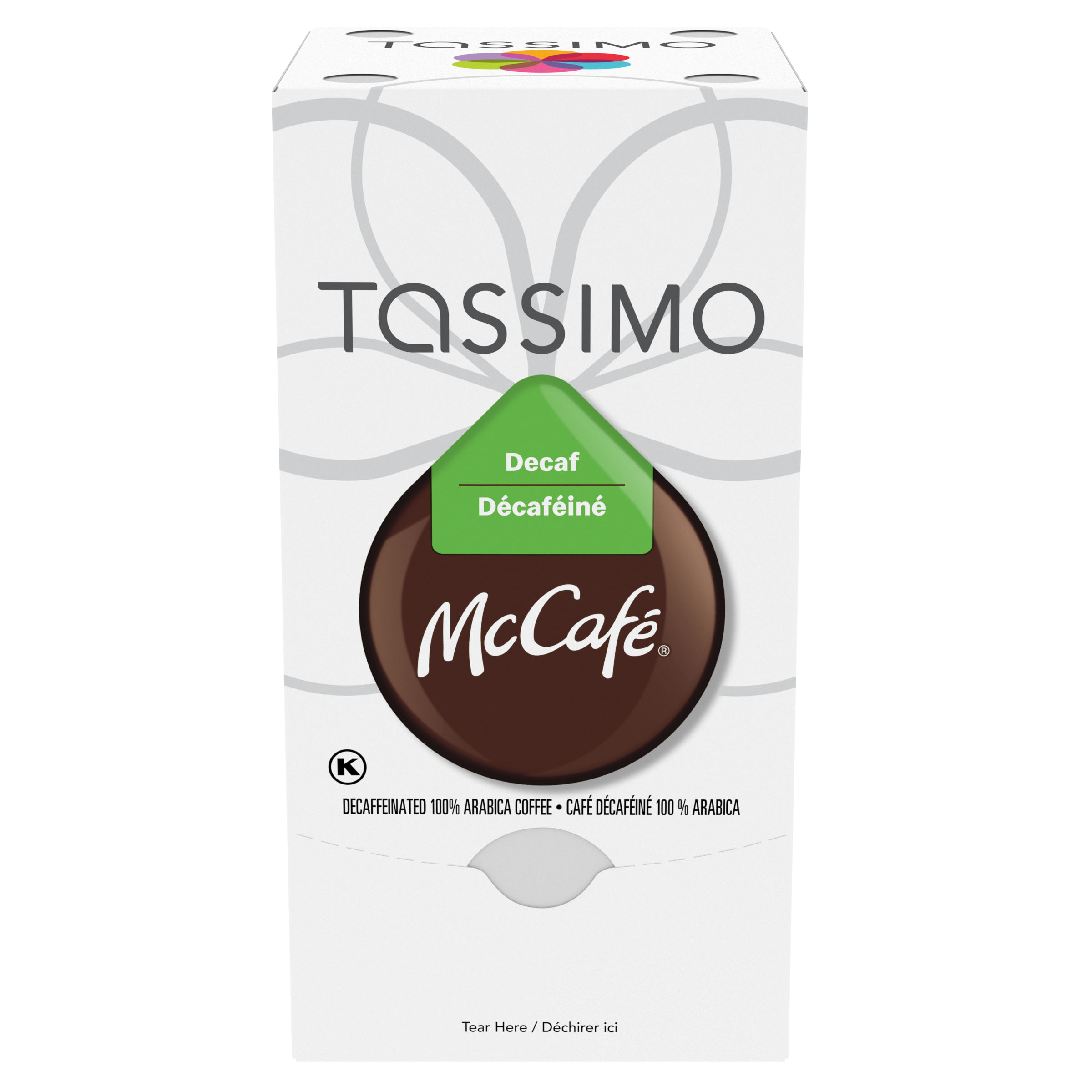 Mccaf Premium Roast Decaffeinated Coffee Single Serve T-Discs | Tassimo ...