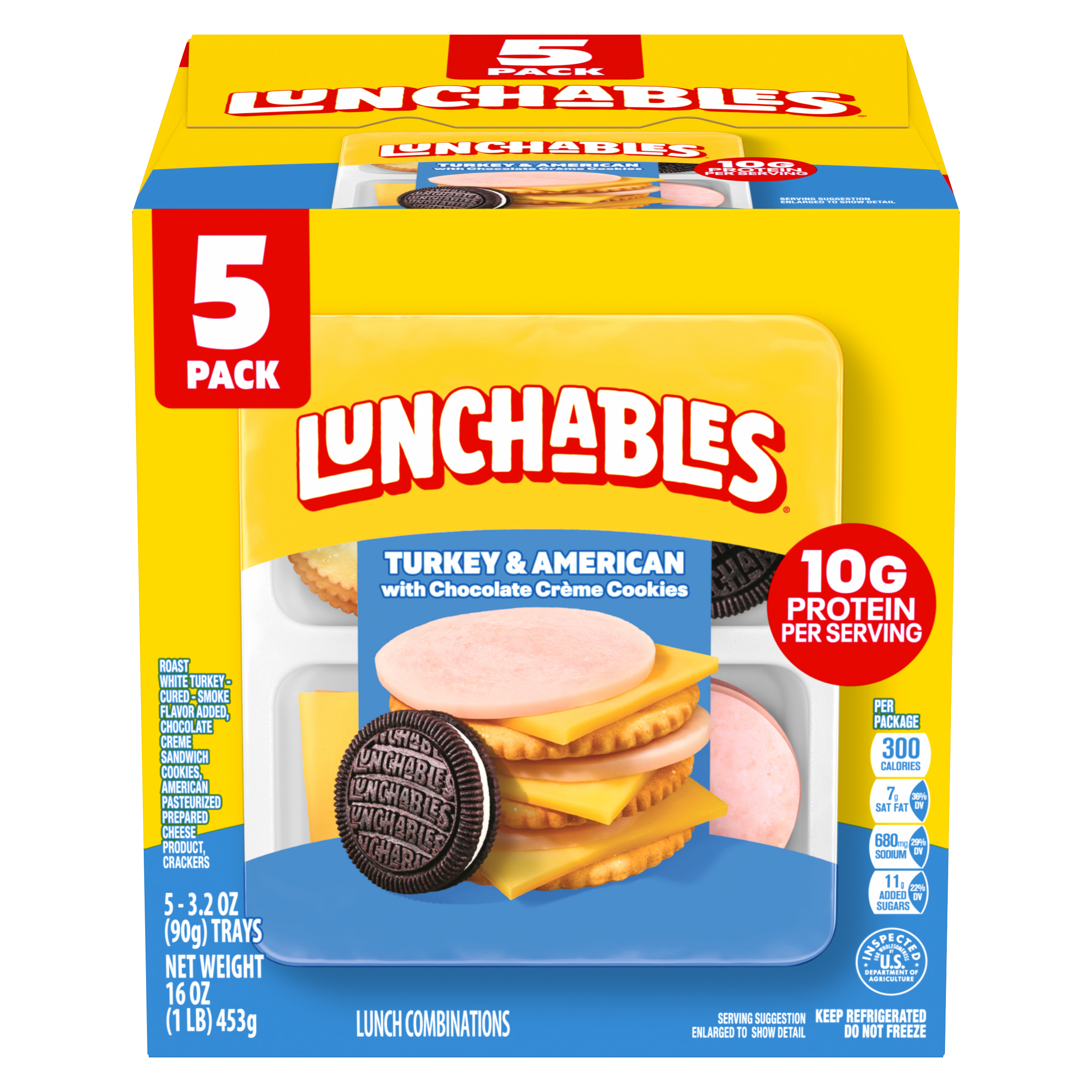 Turkey & American with Chocolate Creme Cookies | Lunchables