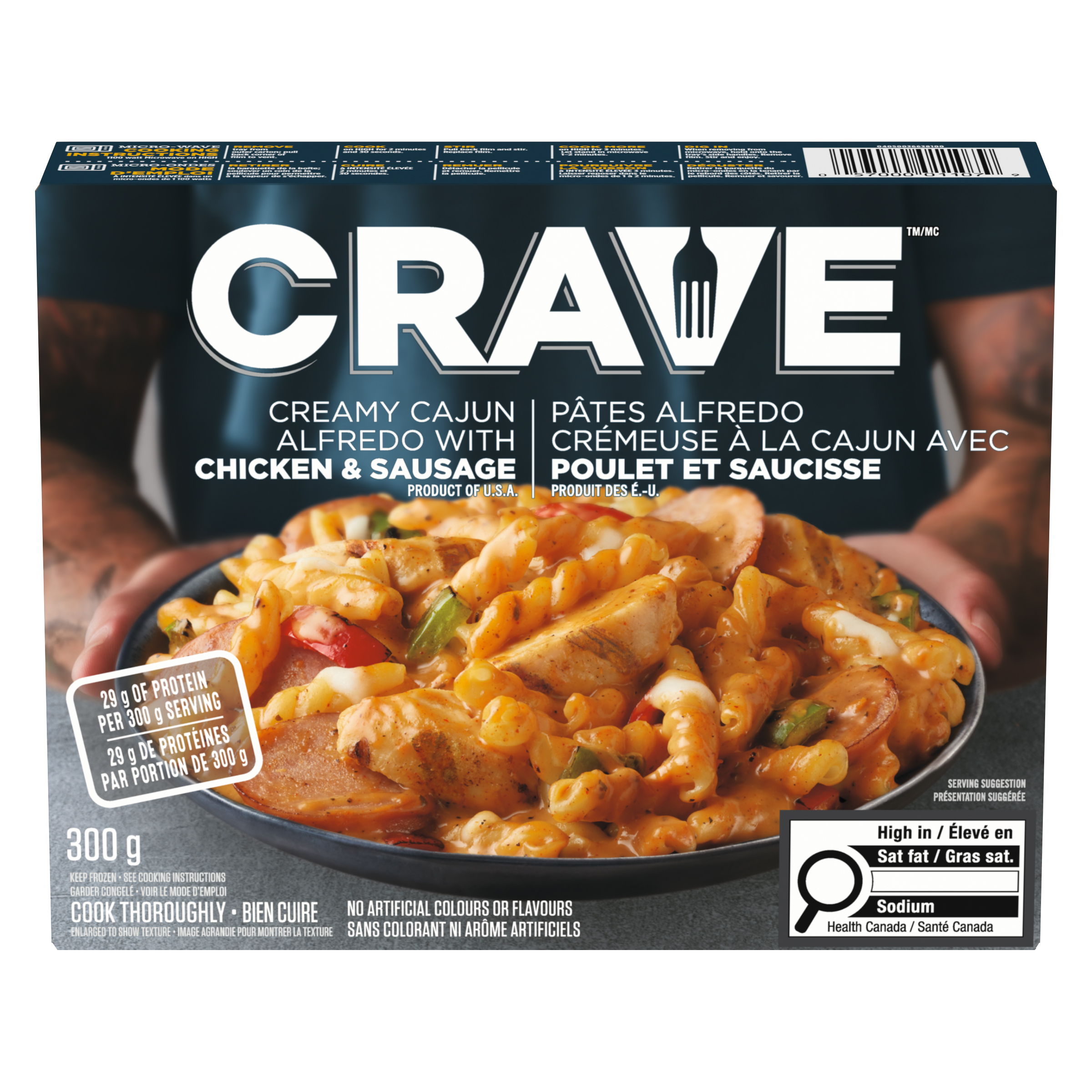 Creamy Cajun Alfredo With Chicken & Sausage Frozen Meal | Crave ...
