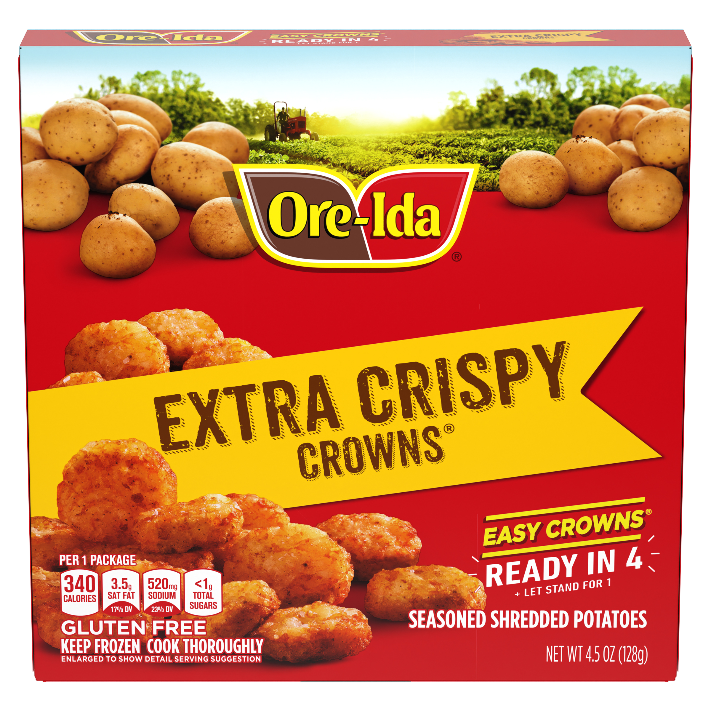 Extra Crispy Crowns Seasoned Shredded Potatoes | ORE-IDA | United ...