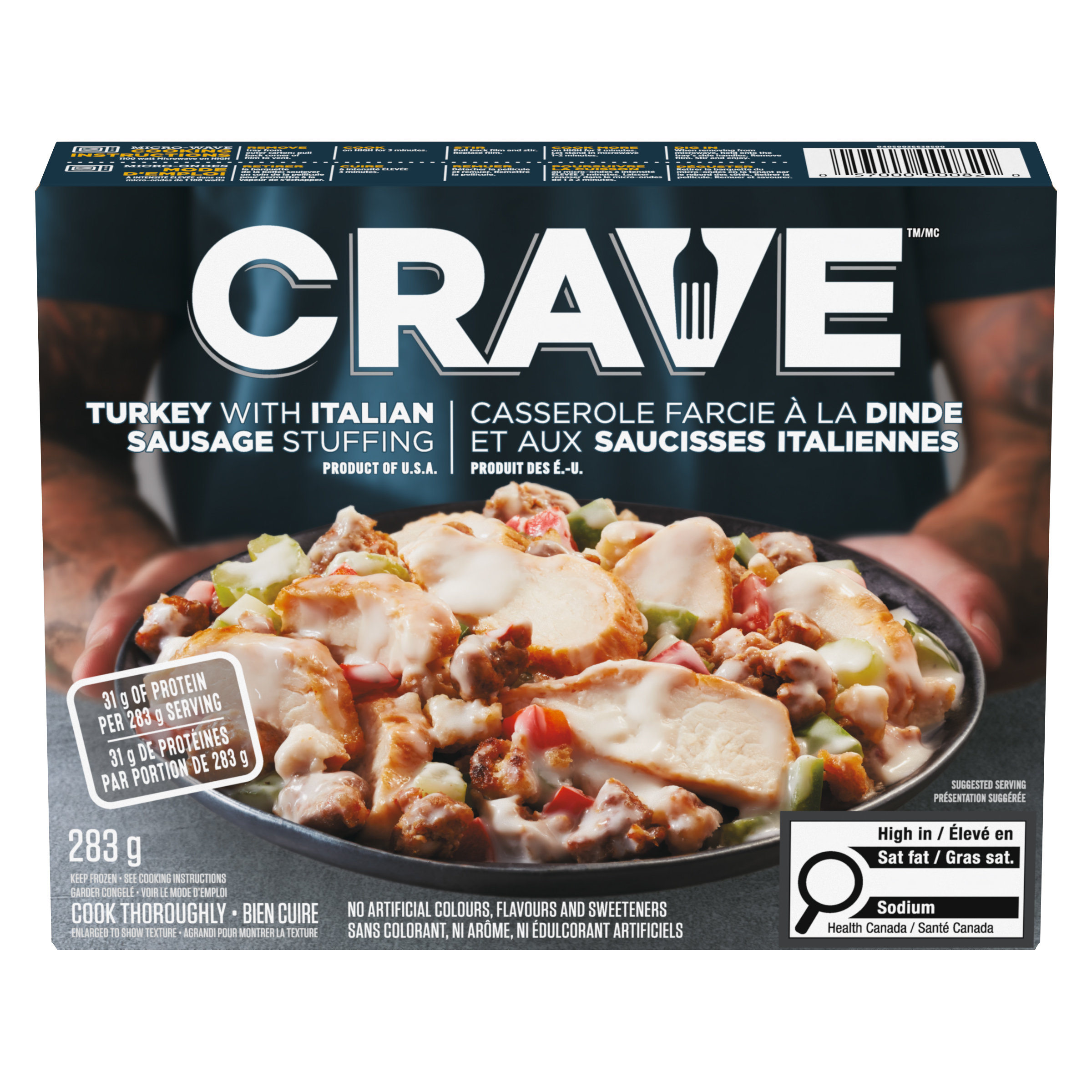 Turkey And Italian Sausage Bake Frozen Meal | Crave | Canada | Products ...