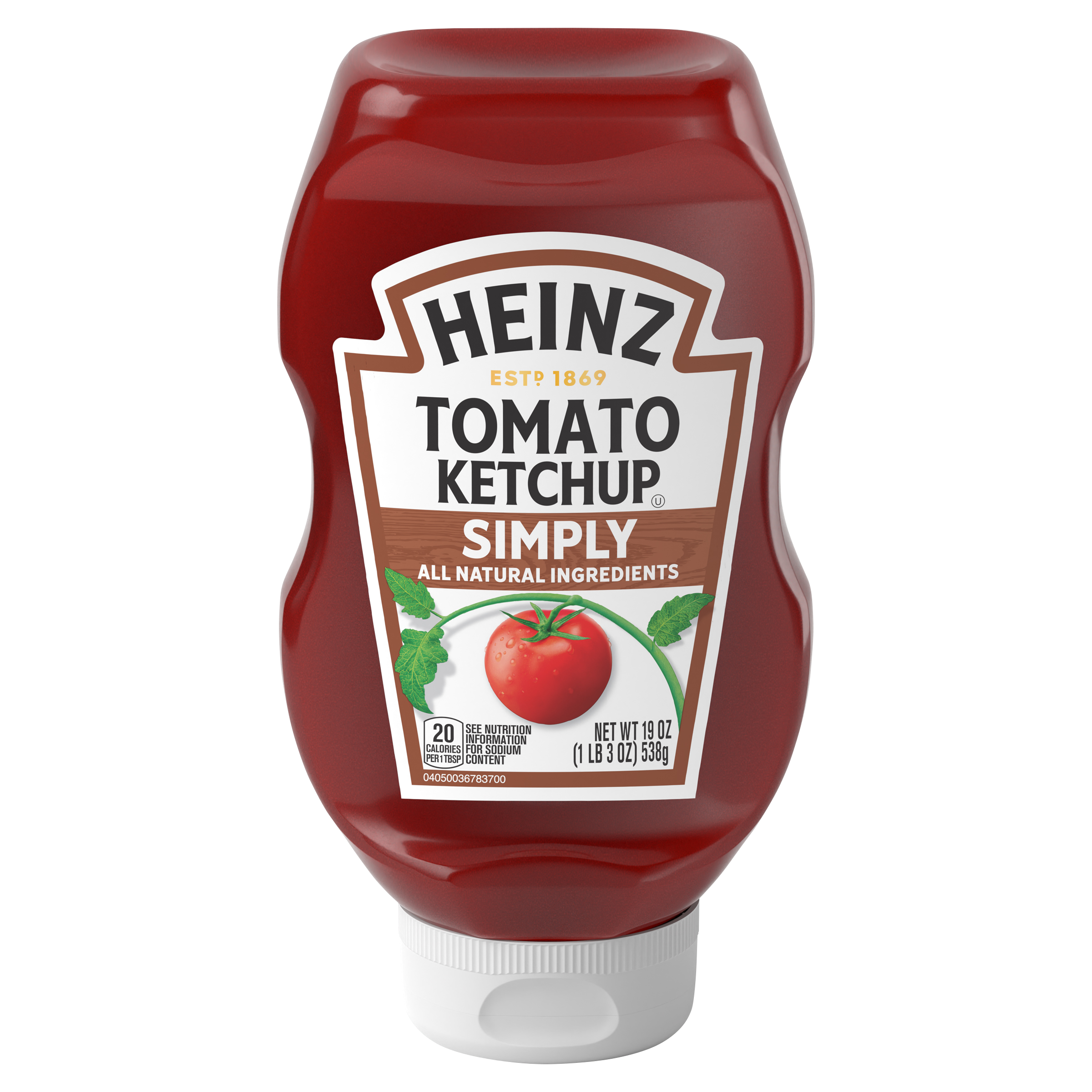 Simply Tomato Ketchup with No Artificial Sweeteners | Heinz