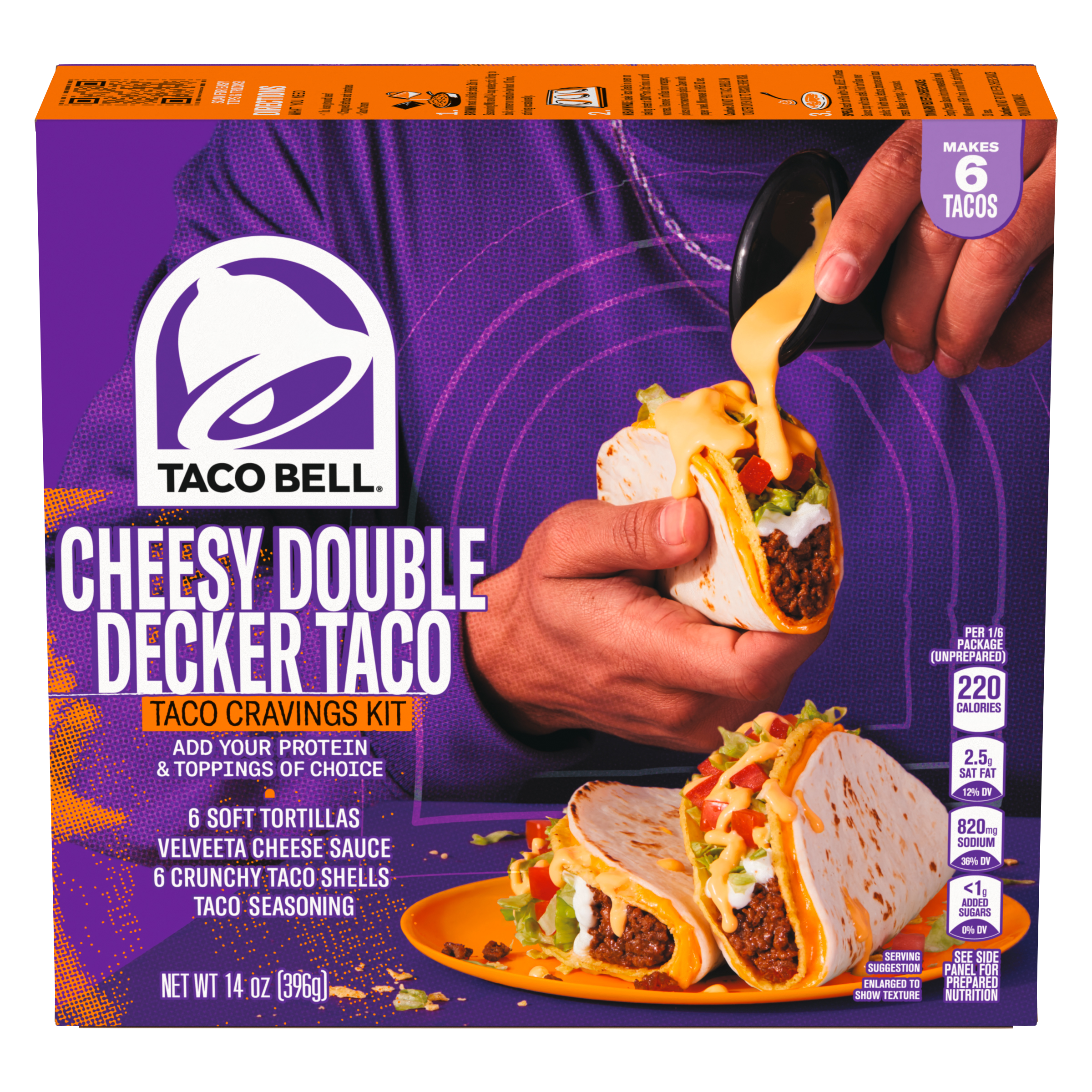 Cheesy Double Decker Kit | TACO BELL | United States | Products - Heinz®