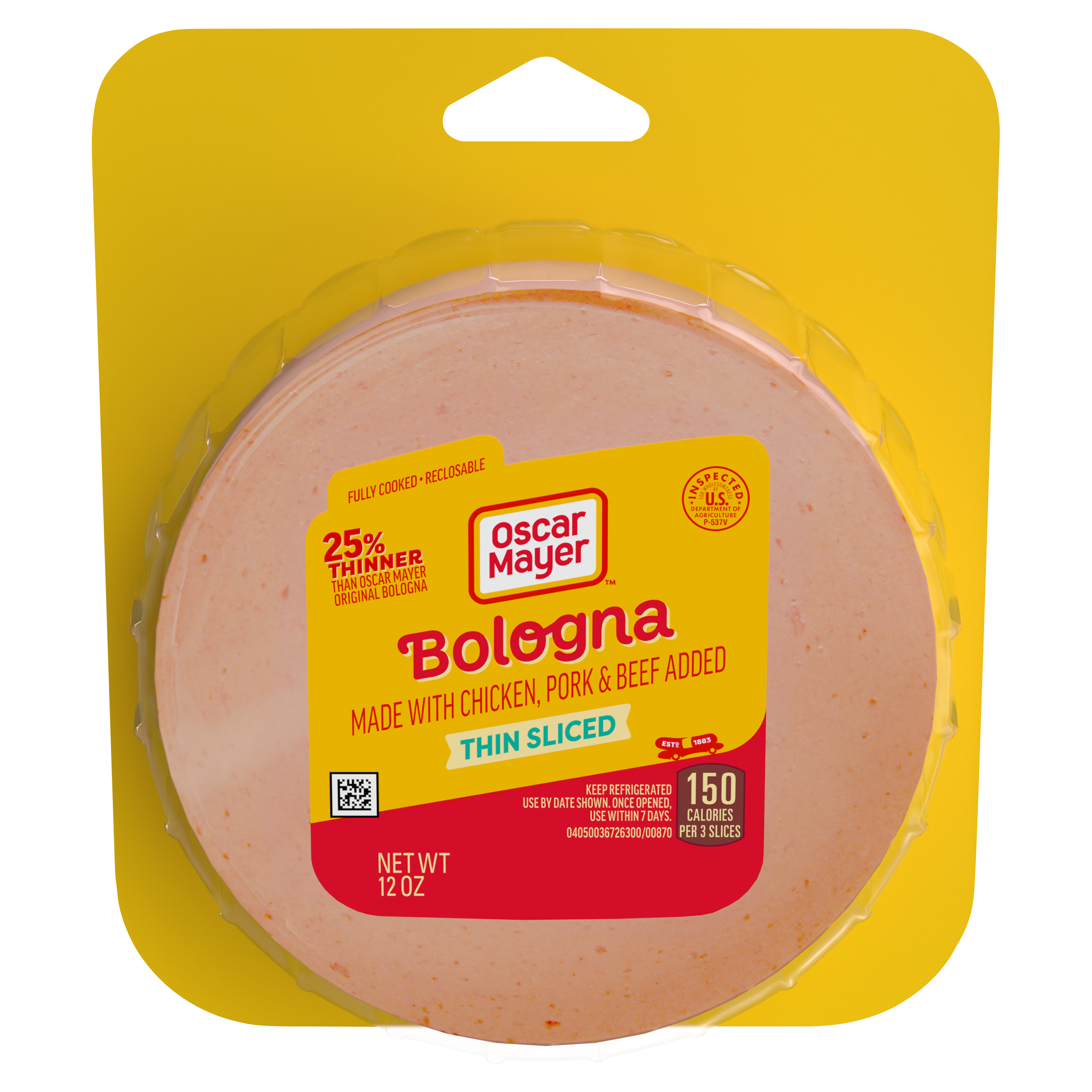 Thin Sliced Bologna Sliced Lunch Meat | Oscar Mayer