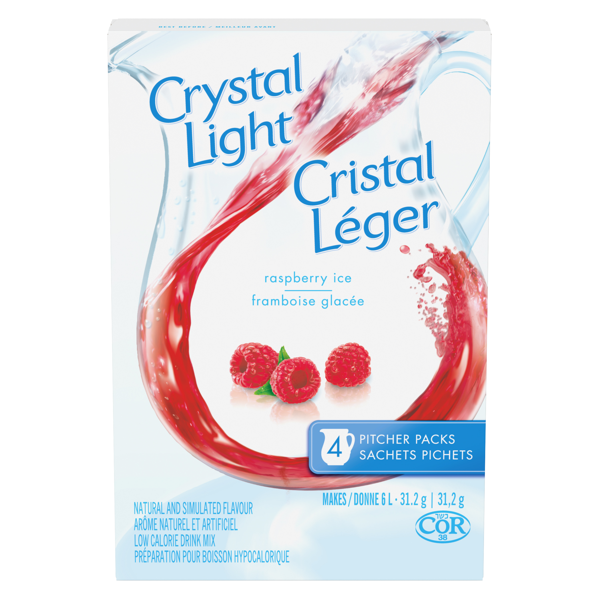 Pitcher Packs, Raspberry Ice | Crystal Light | Canada | Products ...