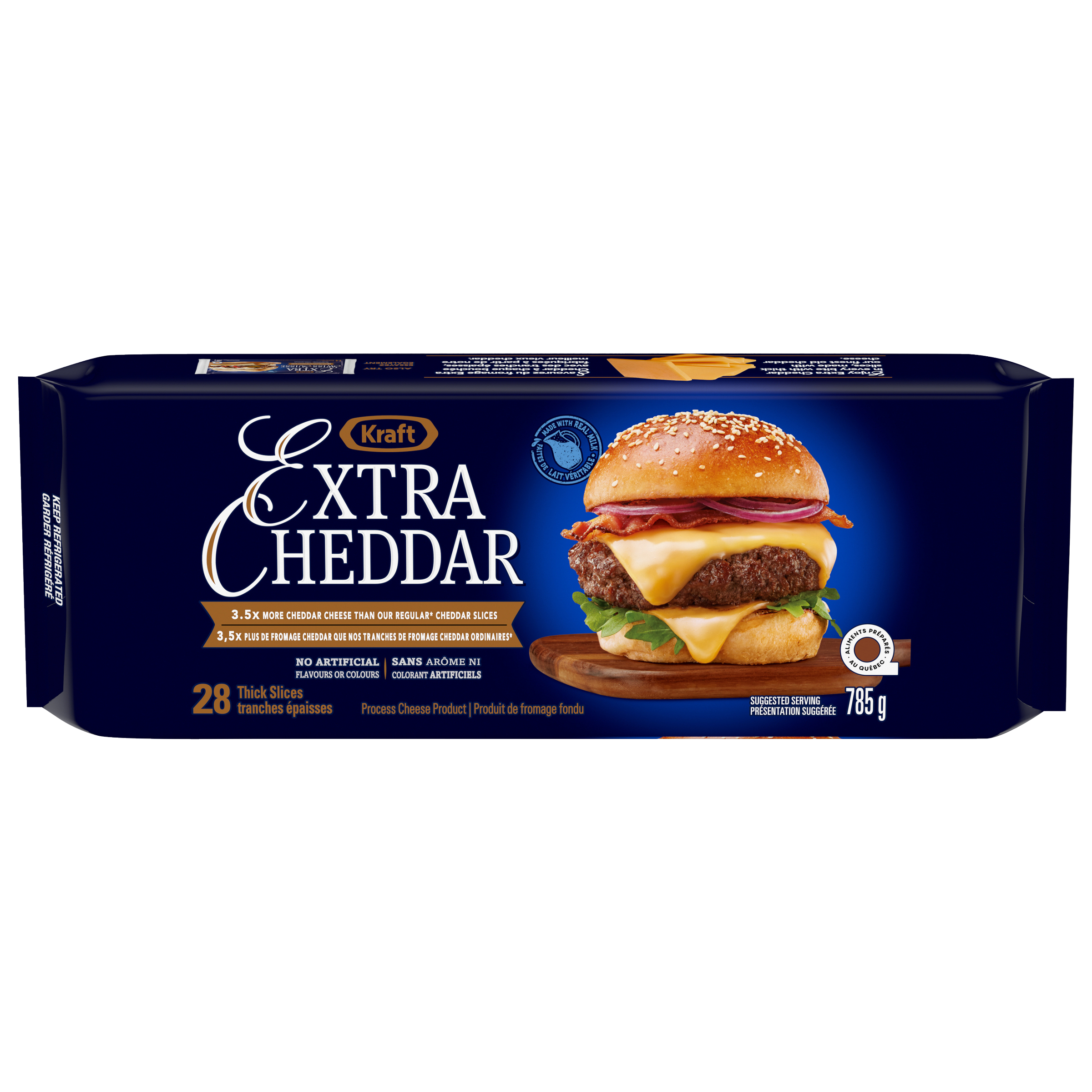 Tranches de fromage Extra Cheddar | KRAFT | Canada | Produits - Heinz ...