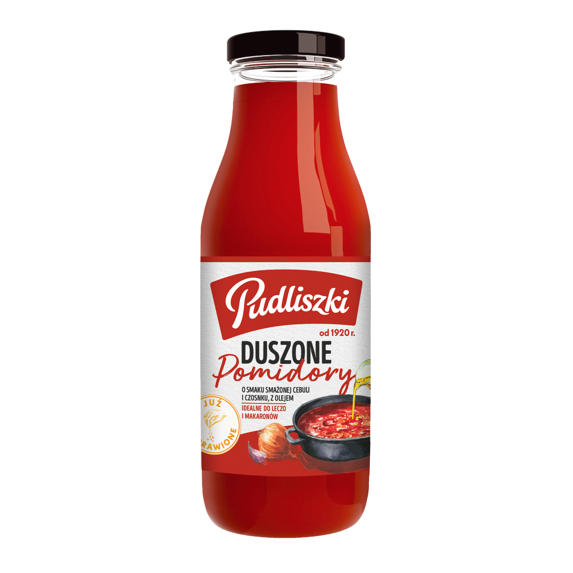 Duszone Pomidory Smażona Cebula, Czosnek, 500 g | Pudliszki | Poland ...